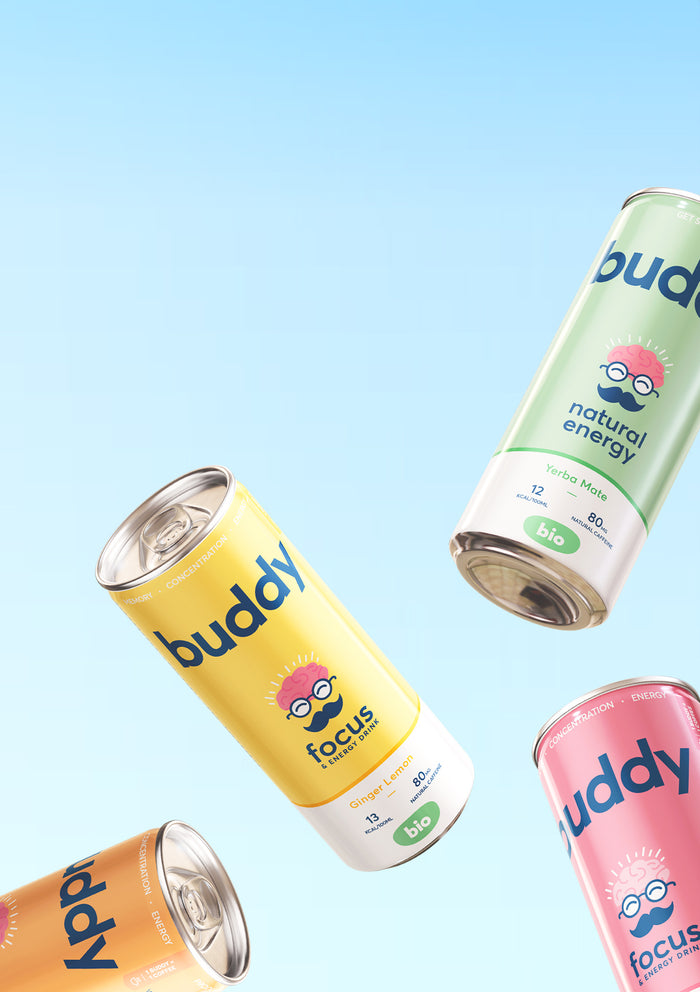 Buddy - Een 100% natuurlijke energiedrank